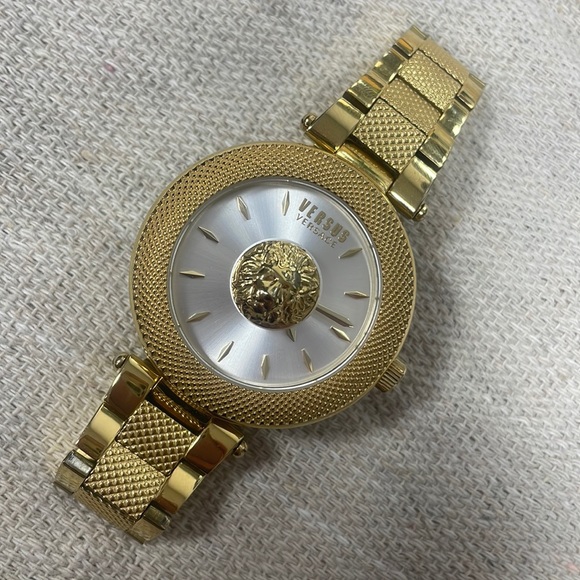 Versus Versace | Accessories | Versus Versace Gold Tone Wristwatch | Poshmark